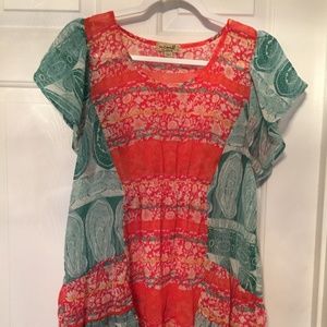 ONE WORLD | Tops | One World Size L In Women Top Blouse | Poshmark